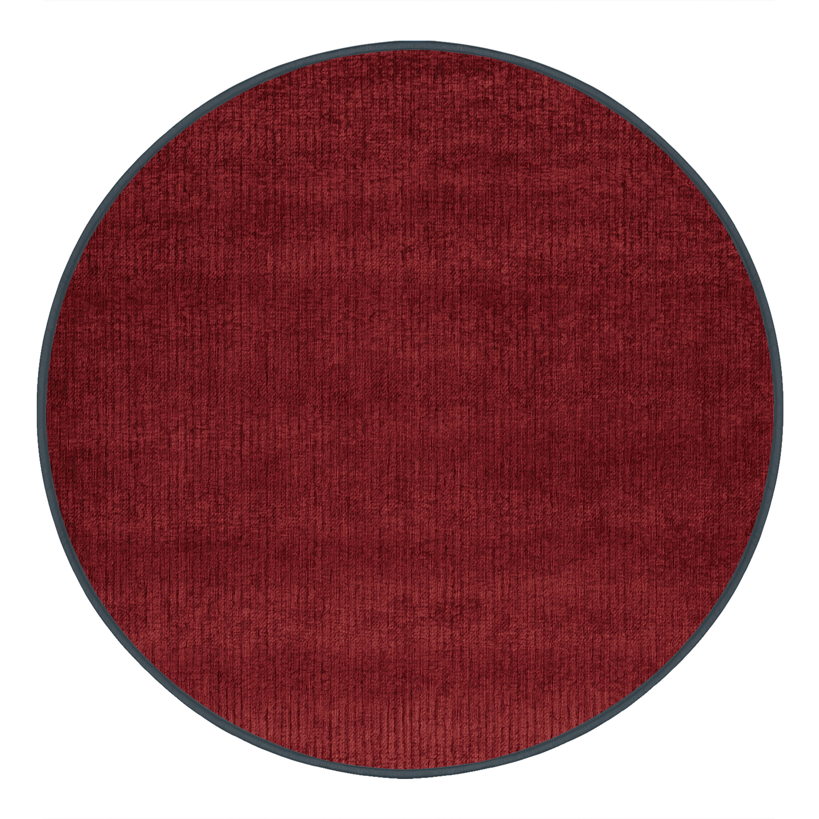 Hokku Designs Machine Washable Solid Red Area Rug | Wayfair