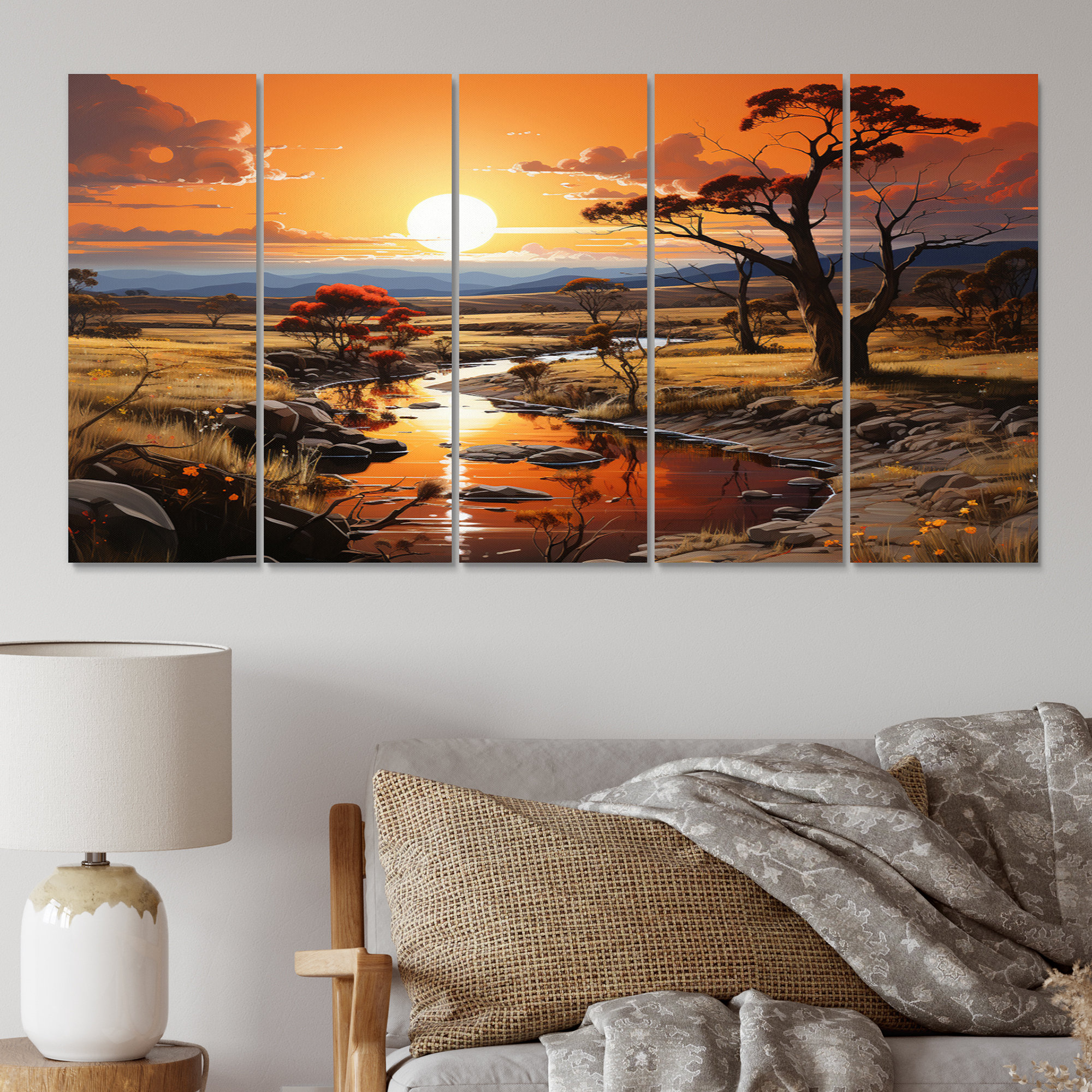 Design Art Australia Outback Wonder I - Landscapes Metal Wall Decor Set ...