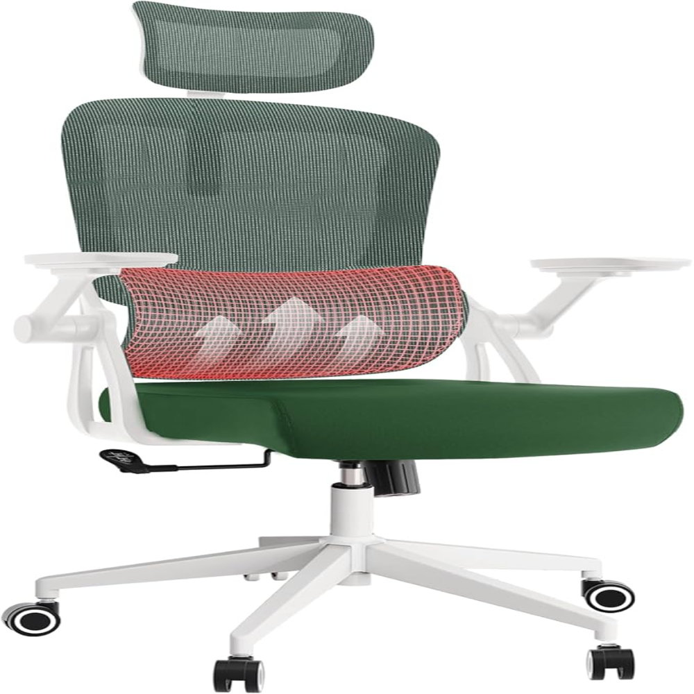Inbox Zero Ergonomic Office Chair - 400LB Comfy Desk Chairs With ...