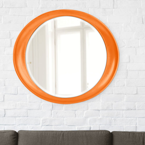 Orange Wall Mirrors You'll Love | Wayfair