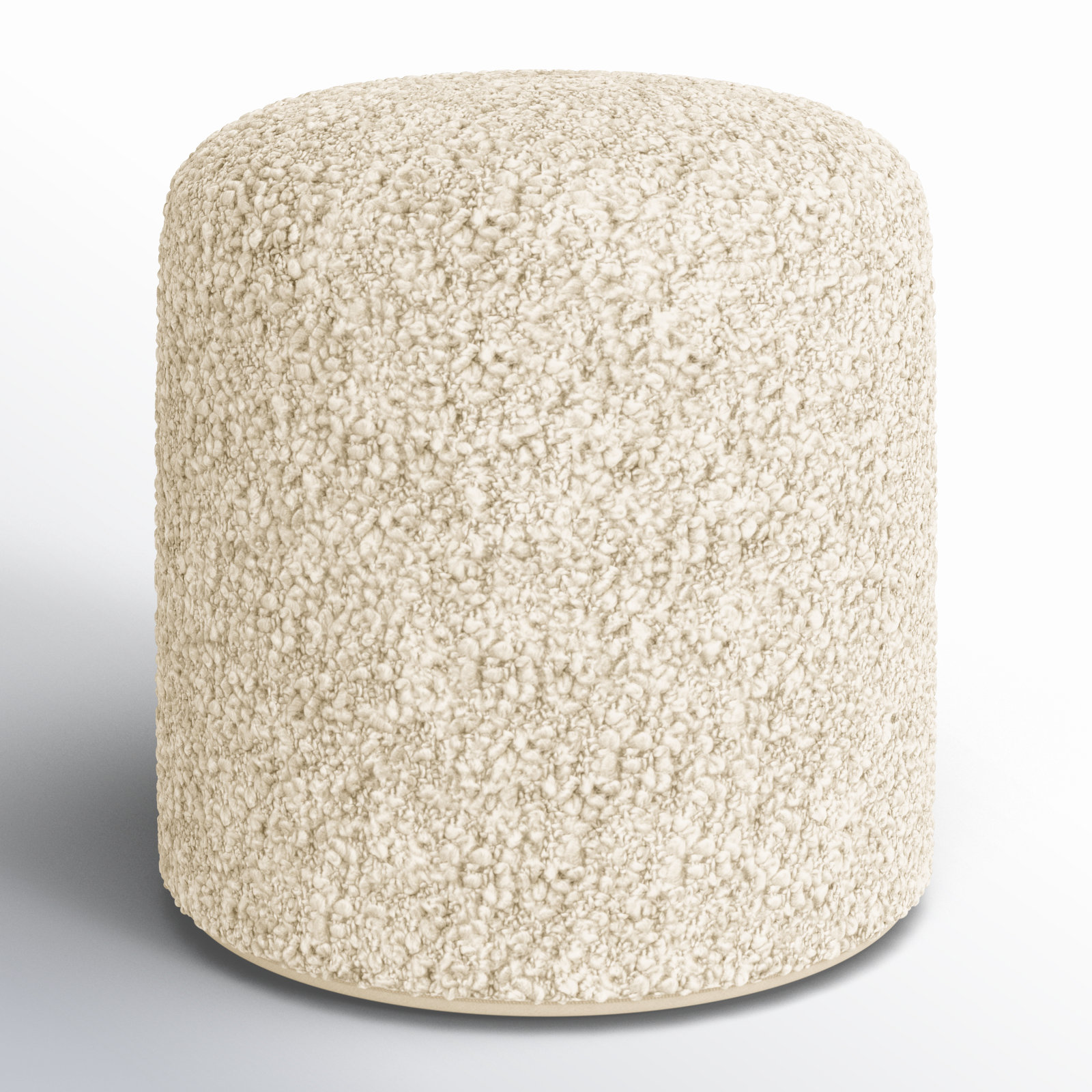 AllModern Grayden 16" Wide Round Pouf Ottoman & Reviews | Wayfair