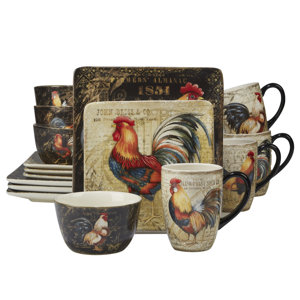 Red Square Dinnerware Sets | Up to 65% Off Until 11/20 | Wayfair | Wayfair