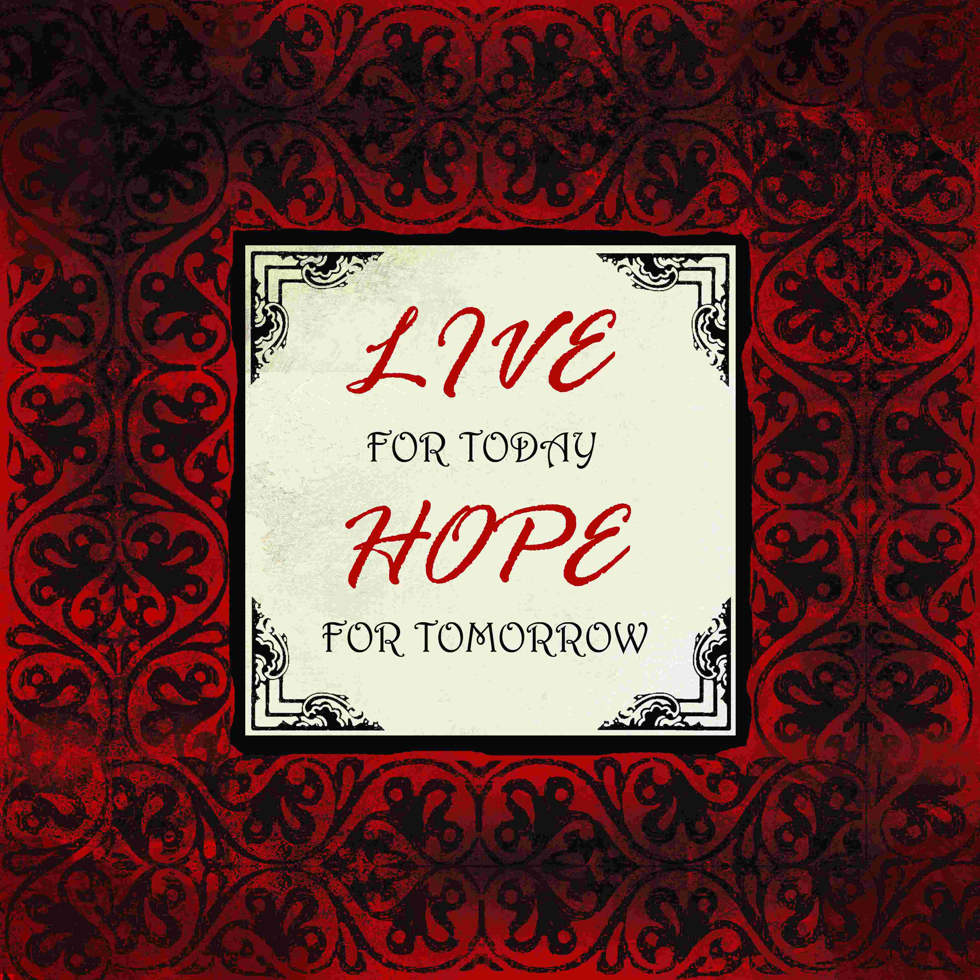 Trinx Live and Hope Border - Wrapped Canvas Textual Art | Wayfair