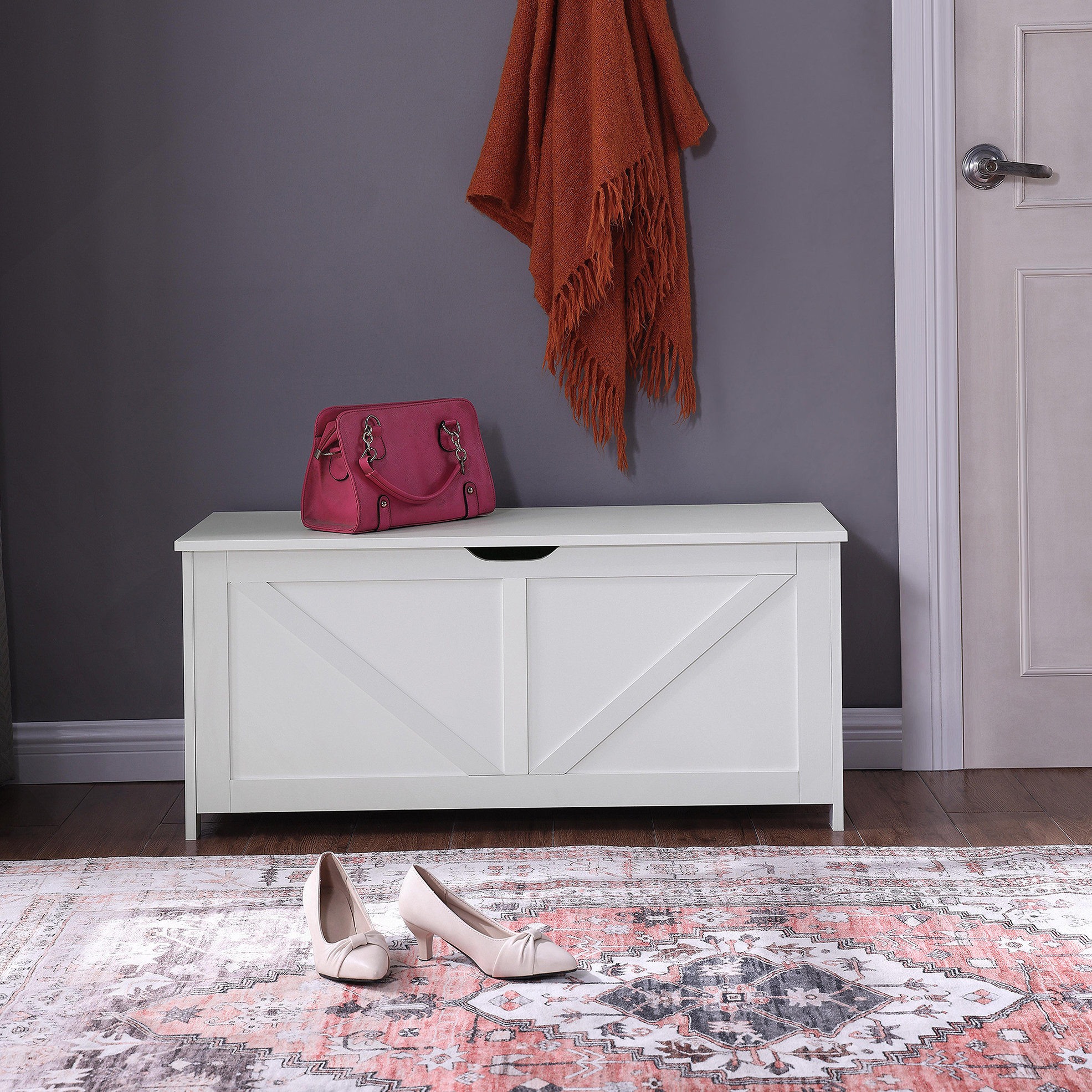 Ophelia & Co. Storage Chest,Storage Bench,Retro Toy Box Organizer ...