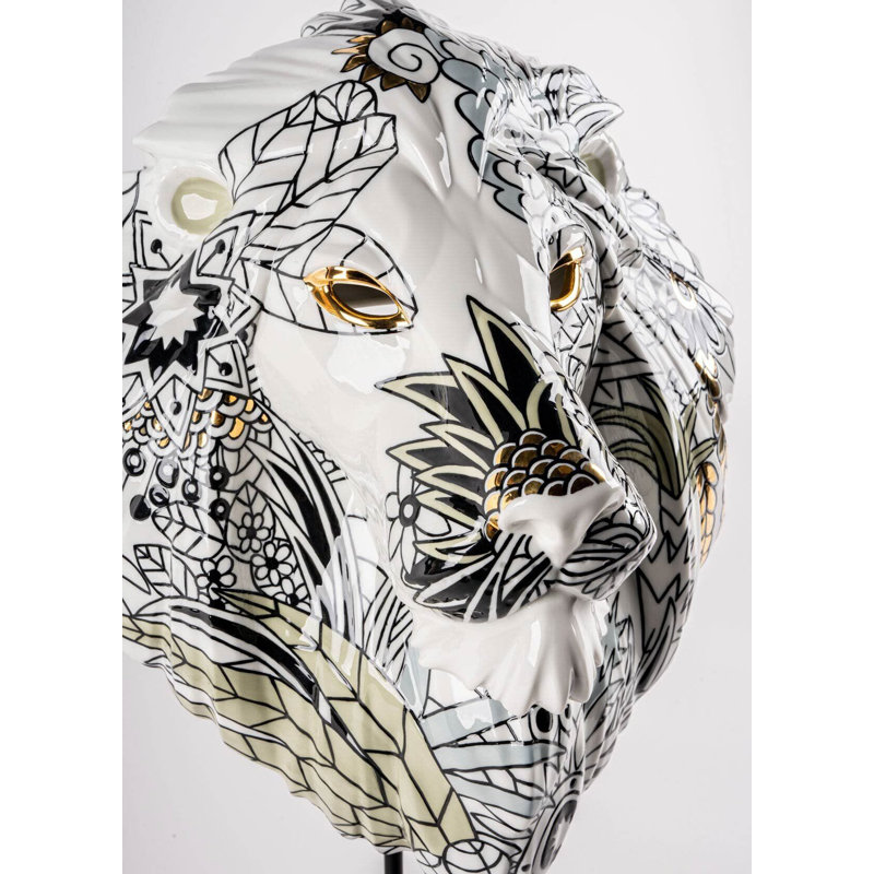 Lladro Lion Mask Wild Nature | Wayfair