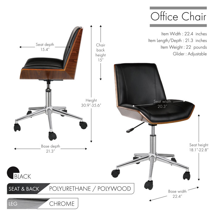 Wrought Studio Lanora Task Chair & Reviews | Wayfair