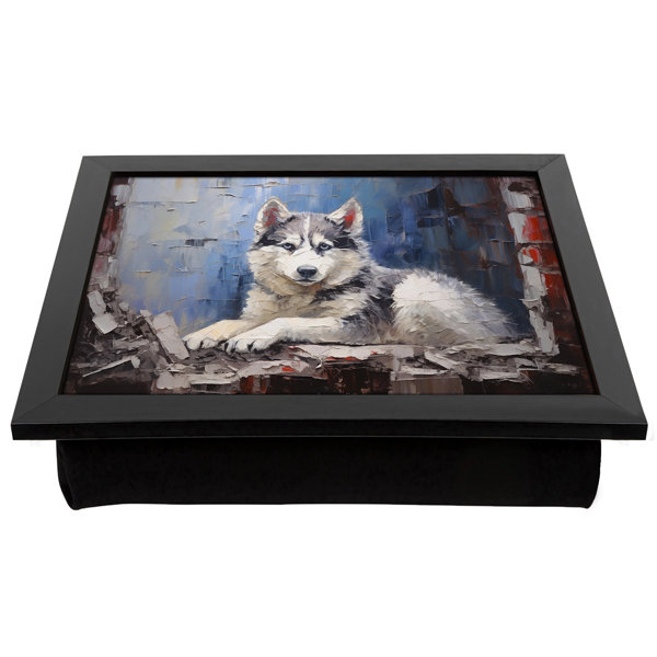 17 Stories Husky Hard EdgeLap Tray with Cushion | Wayfair.co.uk