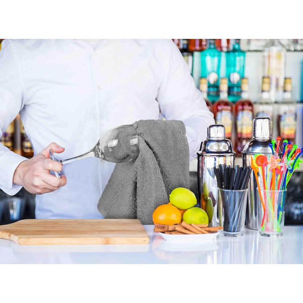 wanmo Kitchen Bar Mops Towels, Pack Of 12 Towels - 16 X 19 Inches, 100% ...