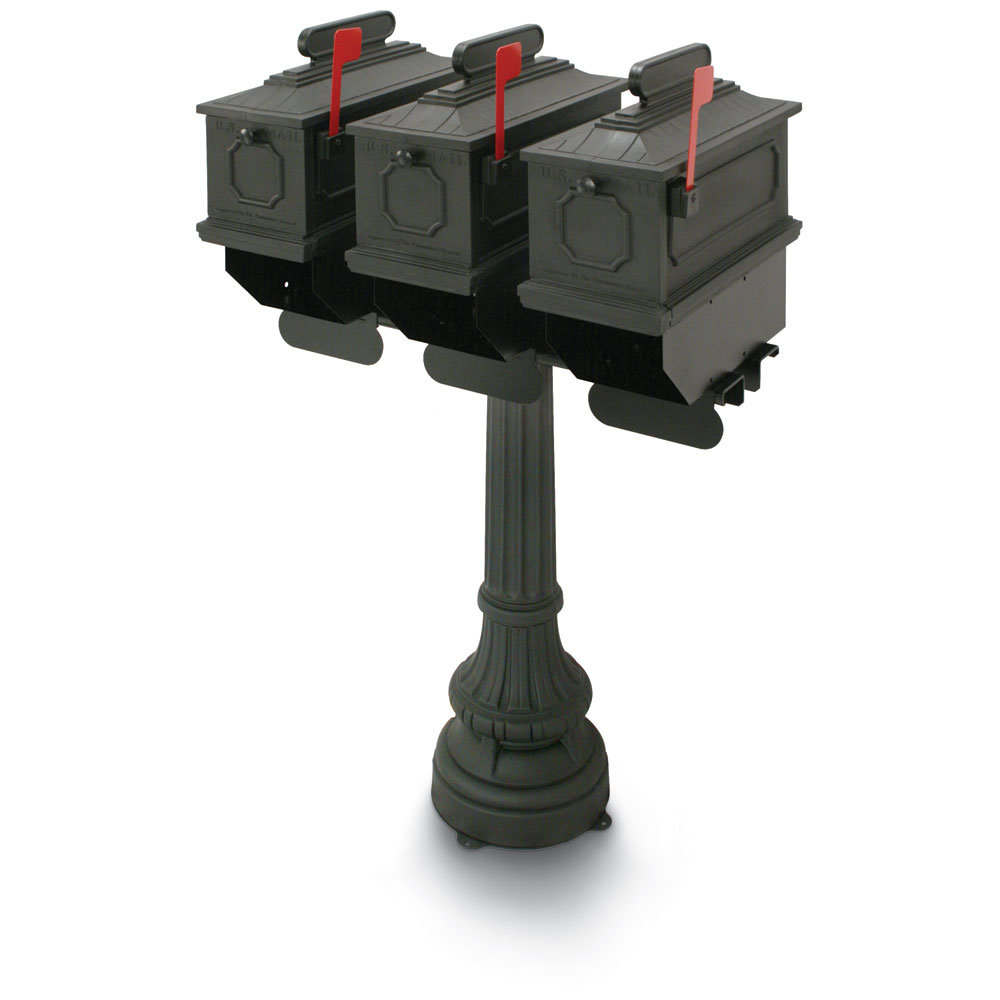 Postal Products Unlimited, Inc. Greensville Mailbox with Post Included ...