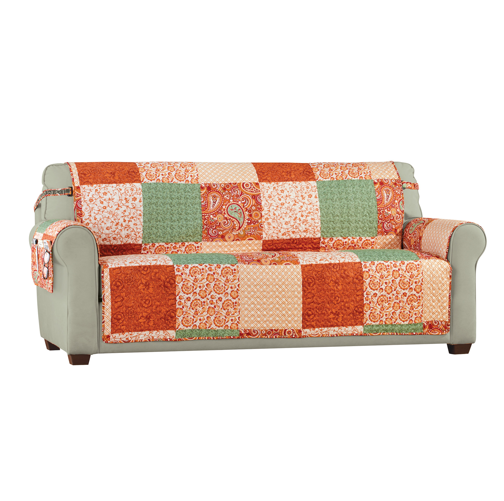 Ophelia & Co. Box Cushion Sofa Slipcover | Wayfair