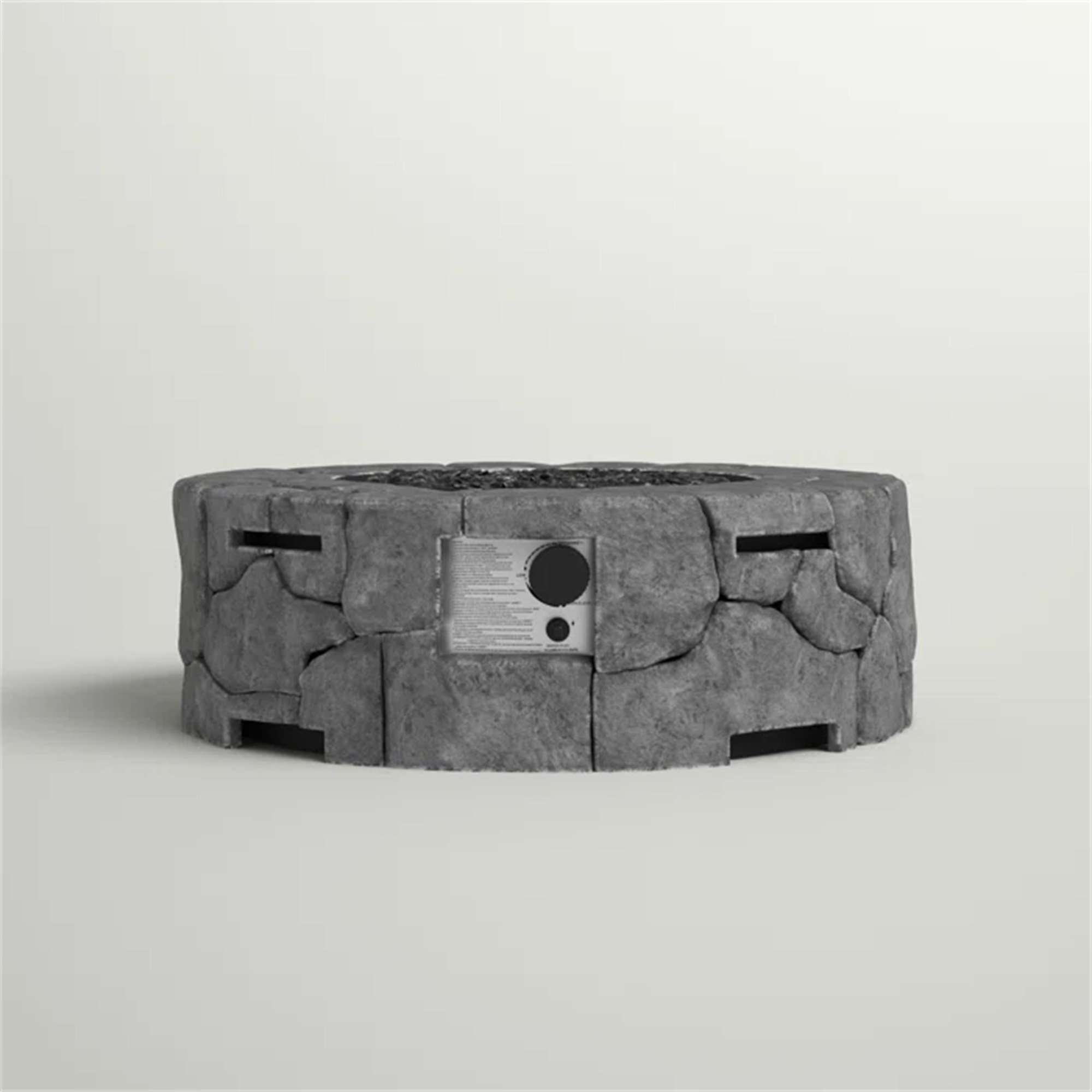 Sybertruck 9'' H X 28'' W Fibre Reinforced Concrete Outdoor Fire Pit ...