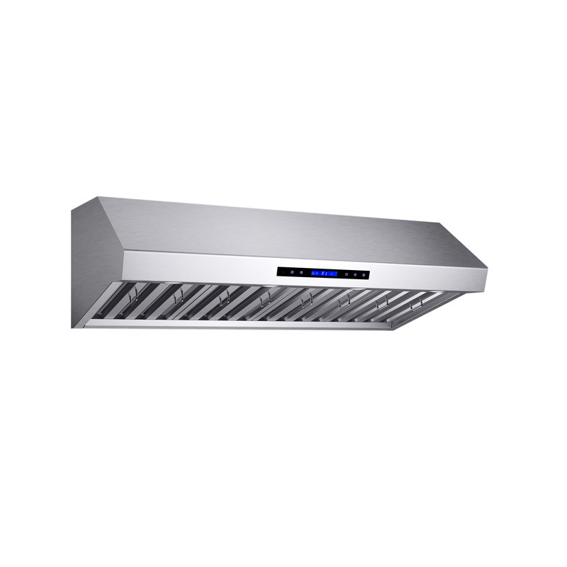 Forno Palazzo 48" Wall Mounted Range Hood Stainless Steel Heavy-Duty ...