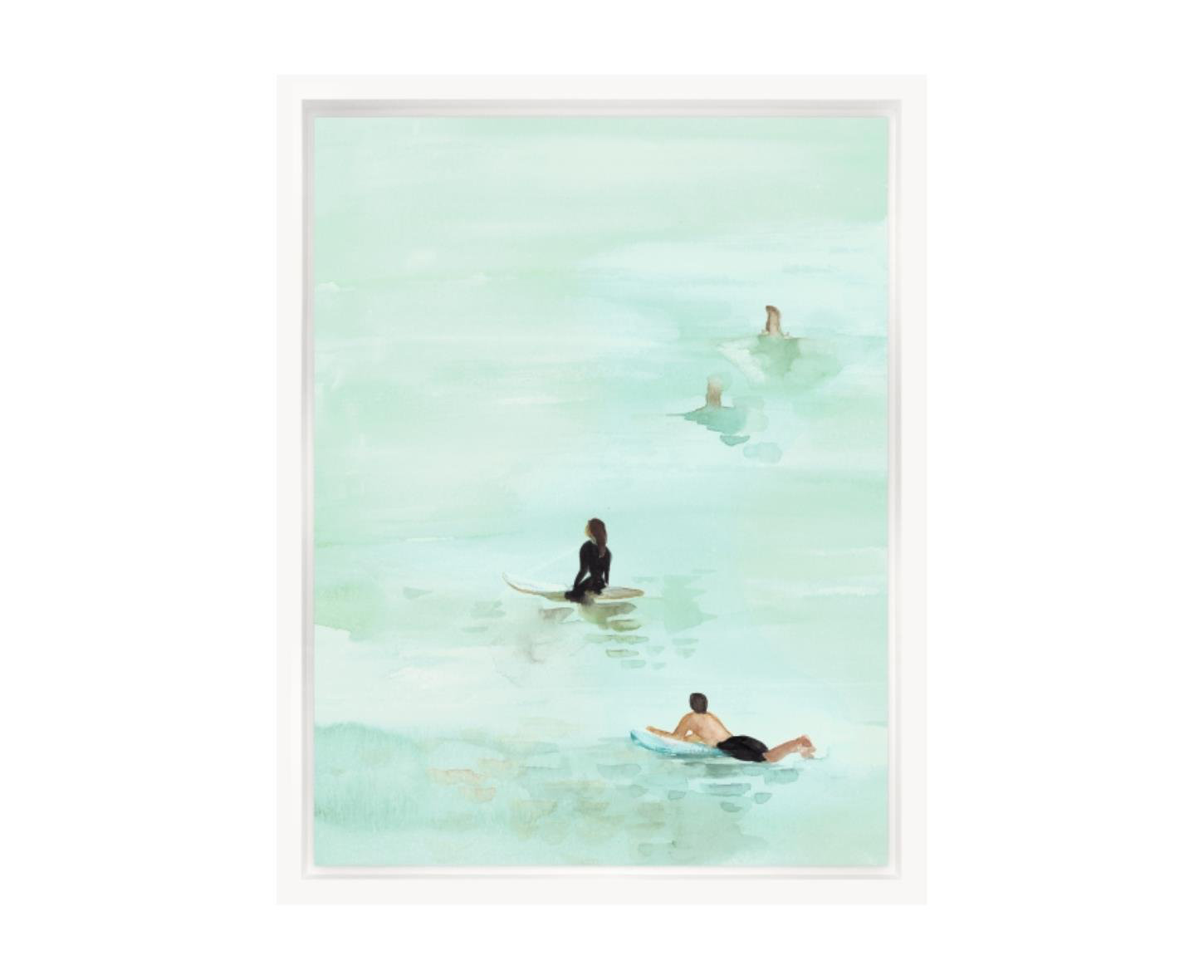 Chelsea Art Studio Surf Waiting by Michelle Bennett - Painting on ...
