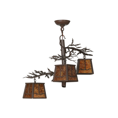 Meyda Lighting Rustic Lodge 3 - Light Chandelier | Perigold