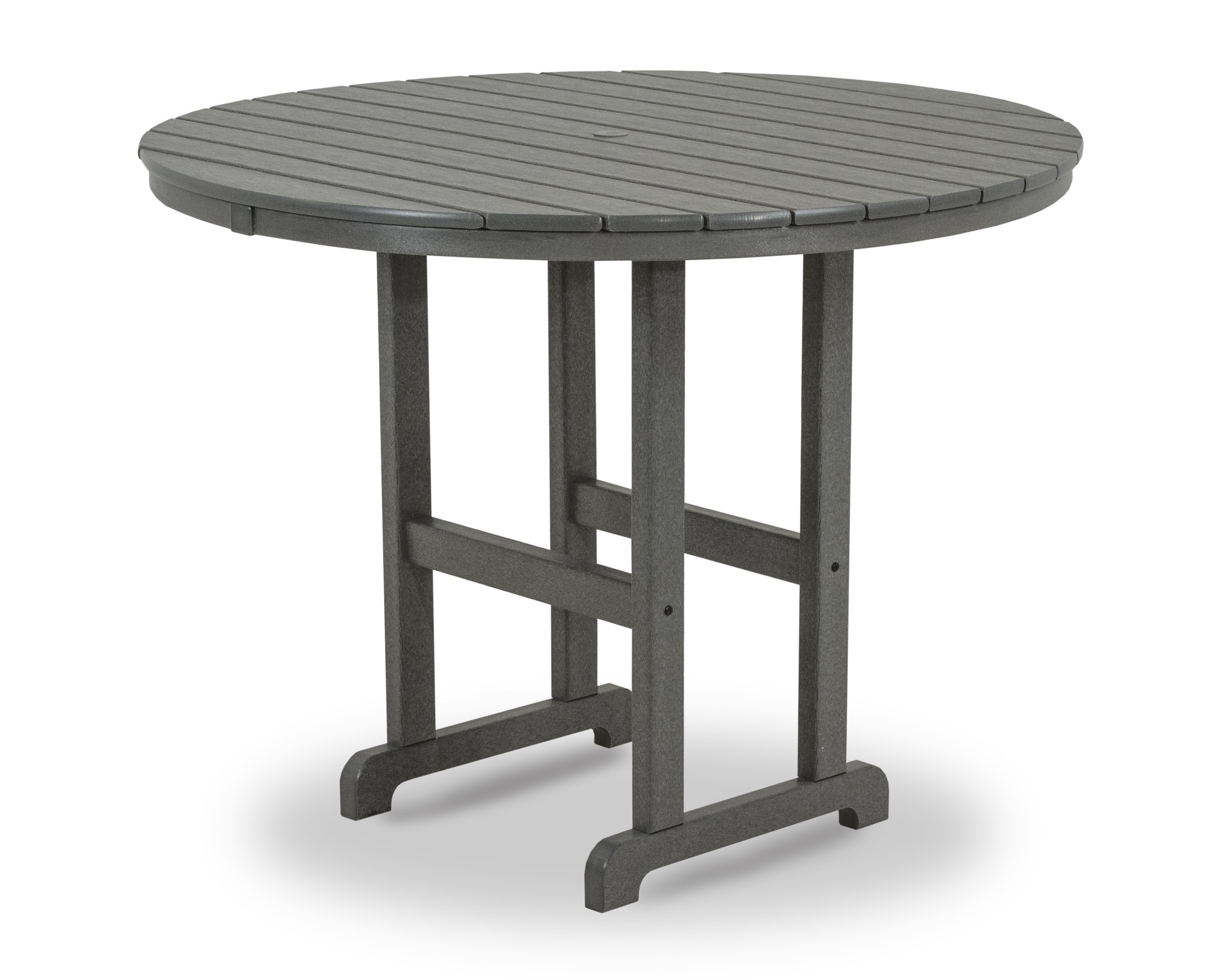 POLYWOOD® Round Farmhouse Counter Table & Reviews | Birch Lane