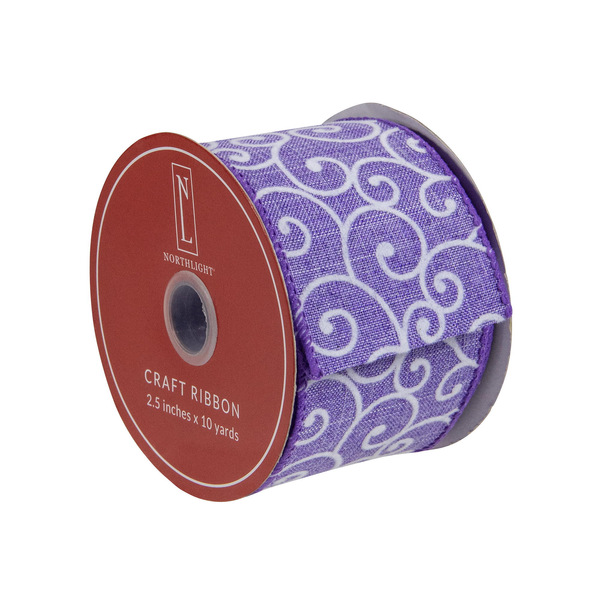 Northlight Seasonal Swirl Wired Spring Craft Ribbon 2.5" x 10 Yards ...