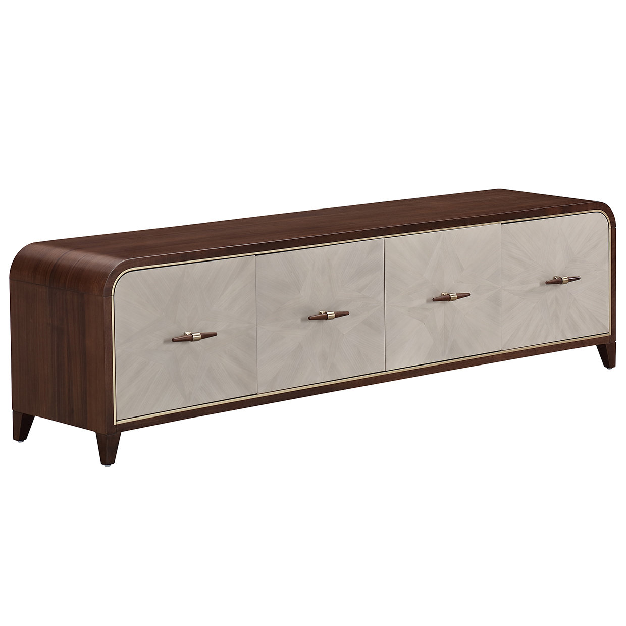 Michael Amini Houston Media Cabinet - Walnut | Perigold