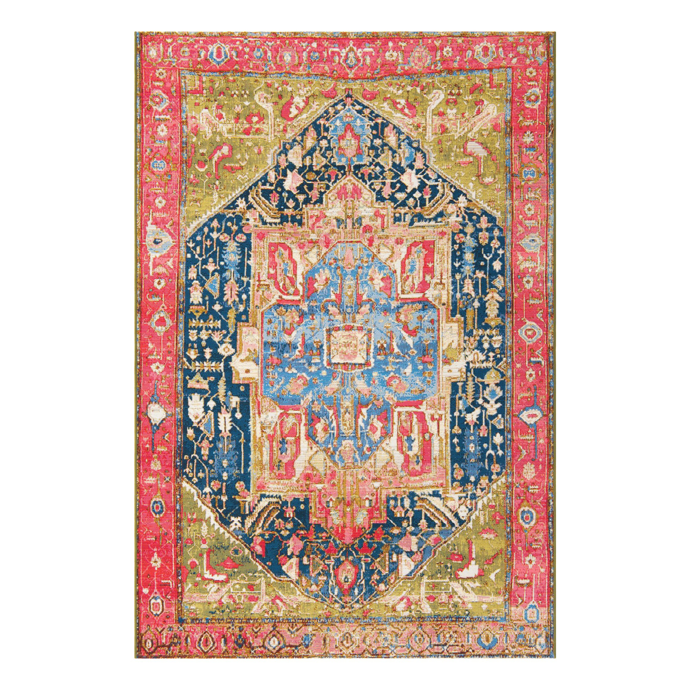 Bungalow Rose Multi_Unique Loom Limon Outdoor Traditional Rug & Reviews ...