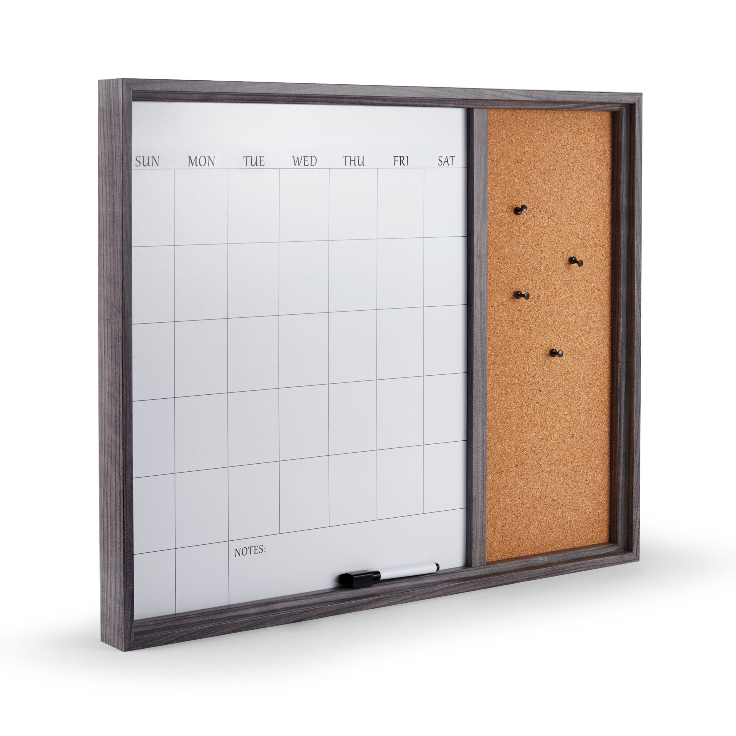 Mikasa Gold Framed Calendar White Cork Board Combo, Includes 5 Tacks ...