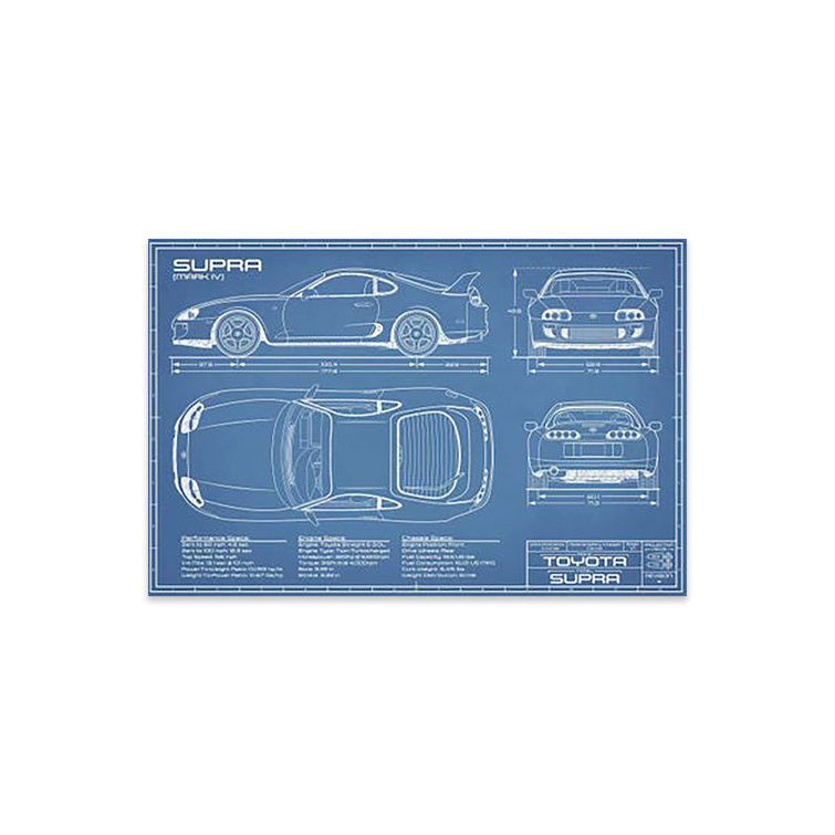 Williston Forge " Toyota Supra MKIV Blueprint " by Action Blueprints ...