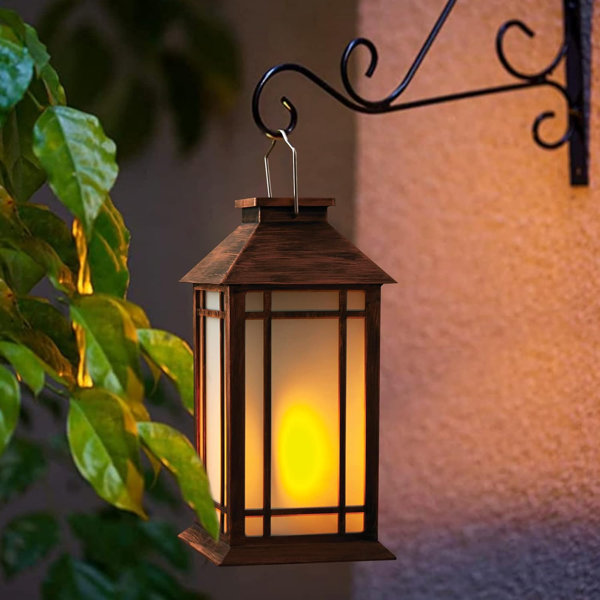 Passetas 2-Pack 13" Vintage Candle Lantern With Led Flameless Candle ...