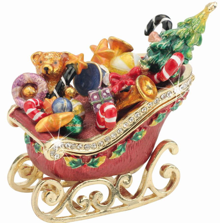 The Seasonal Aisle Miabi Trinkets-Sleigh With Presents & Reviews ...