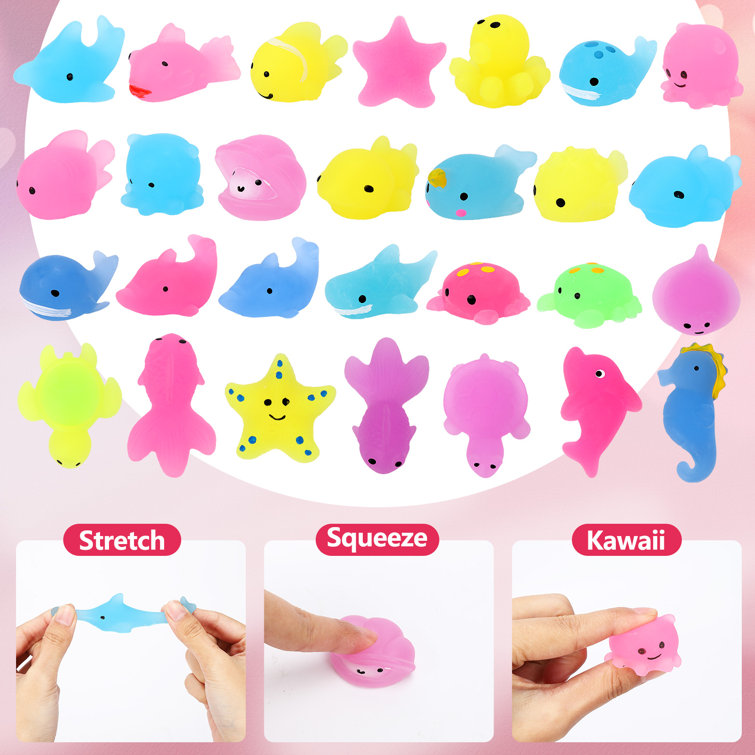 gaomon Soft Glue Dumpling Pinch Toy- Valentine's Day Luminous Ocean ...