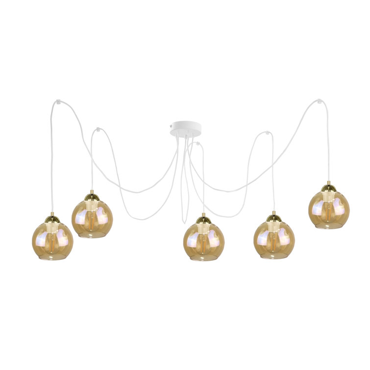 Fairmont Park Nida 5 - Light LED Pendant with Accents | Wayfair.co.uk