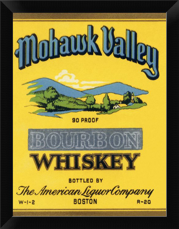East Urban Home 'Mohawk Valley Bourbon Whiskey' Framed Graphic Art ...