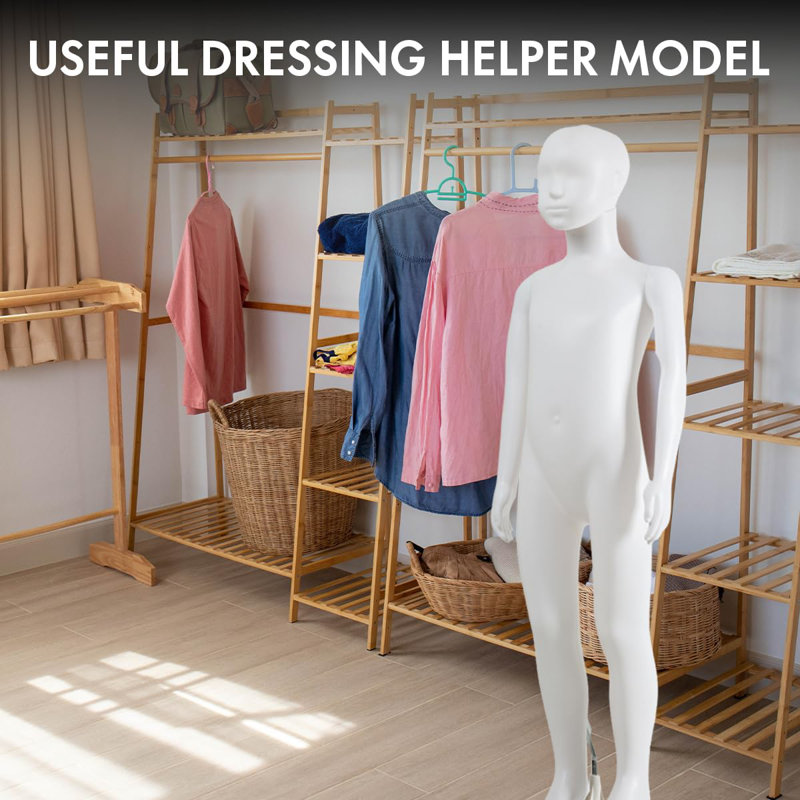 Latitude Run® Child Mannequin Full Body 43.3 Inch Child Dress Form For ...