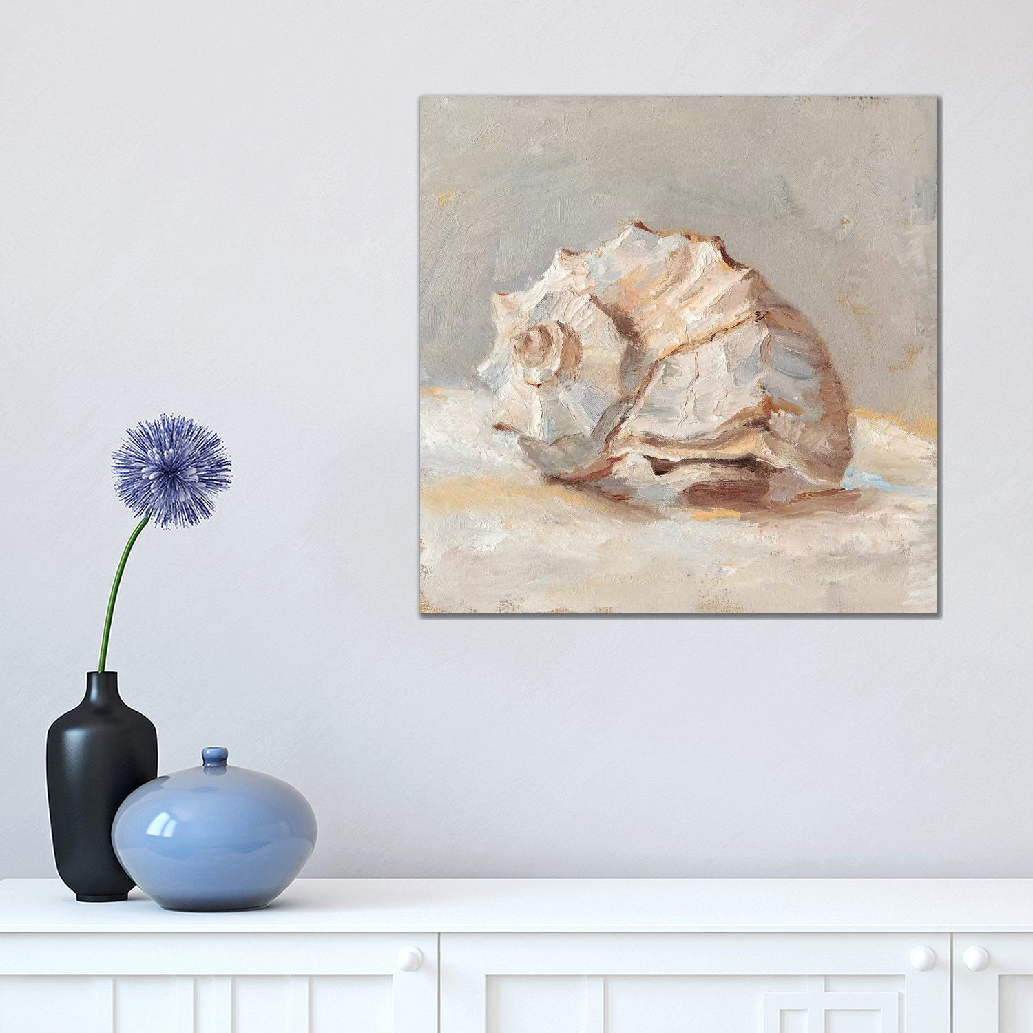 East Urban Home Impressionist Shell Study II by Ethan Harper - Painting ...