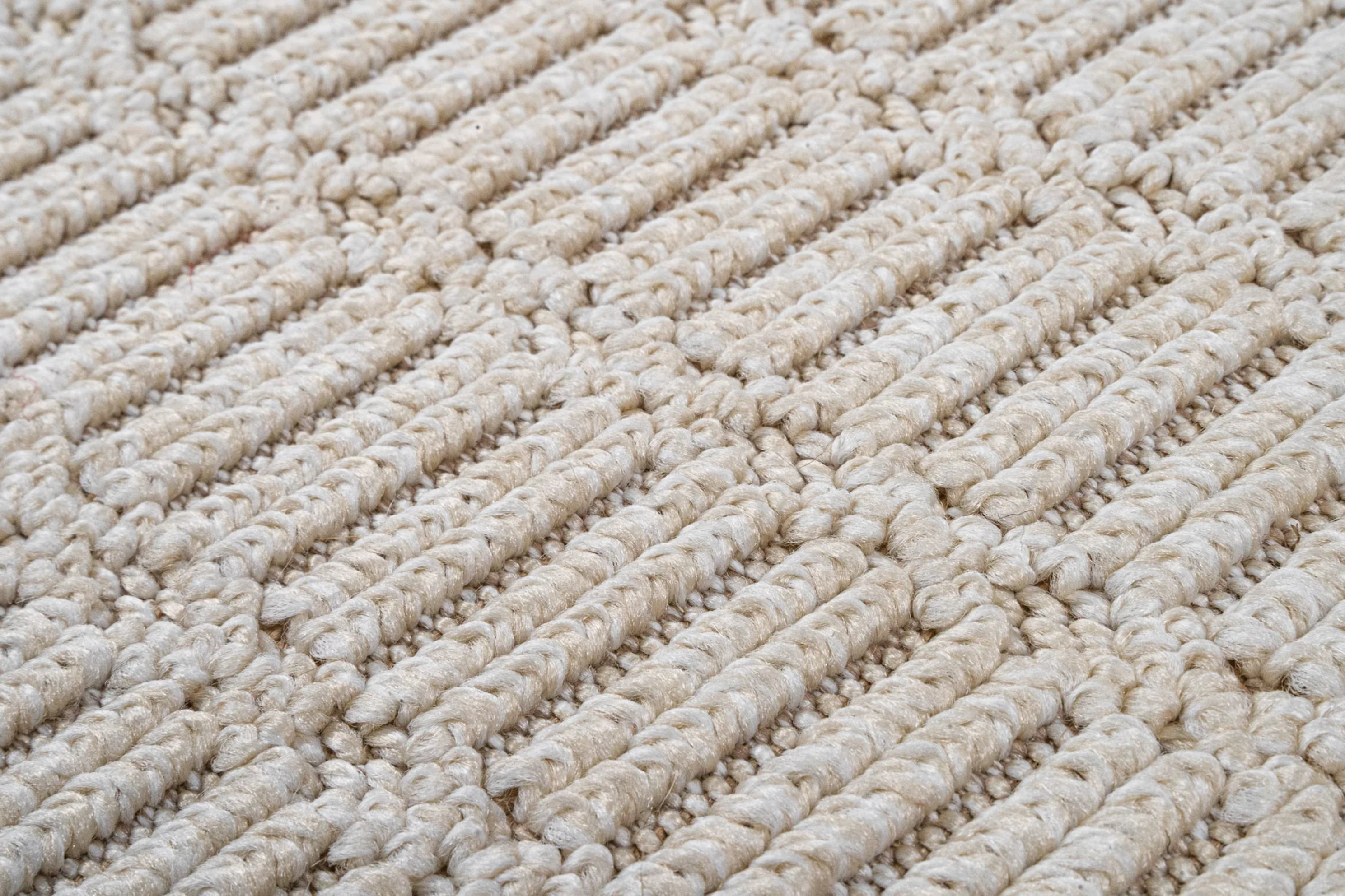 Rugpera Nepal Striped Cream Jute Area Rug | Wayfair