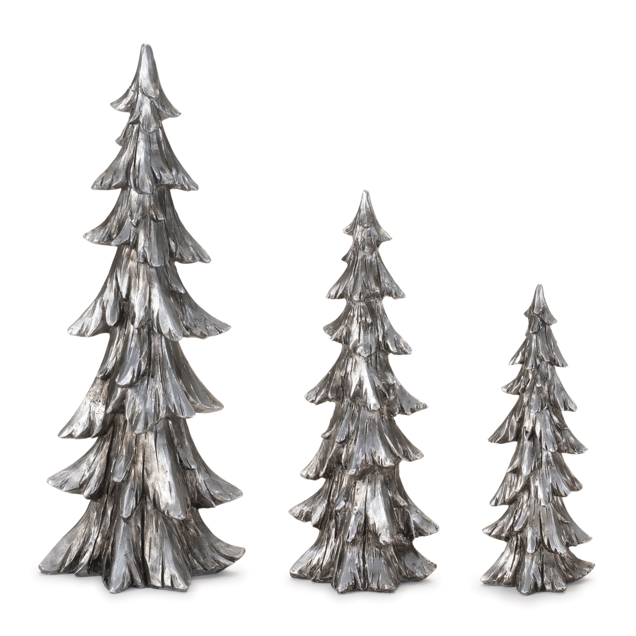 The Holiday Aisle® Holiday Pine Tree (Set of 3) | Wayfair