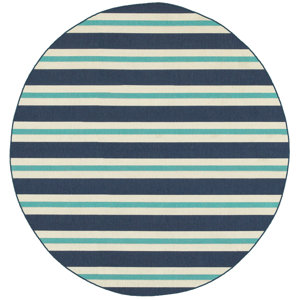 Round Outdoor Rugs You'll Love | Wayfair