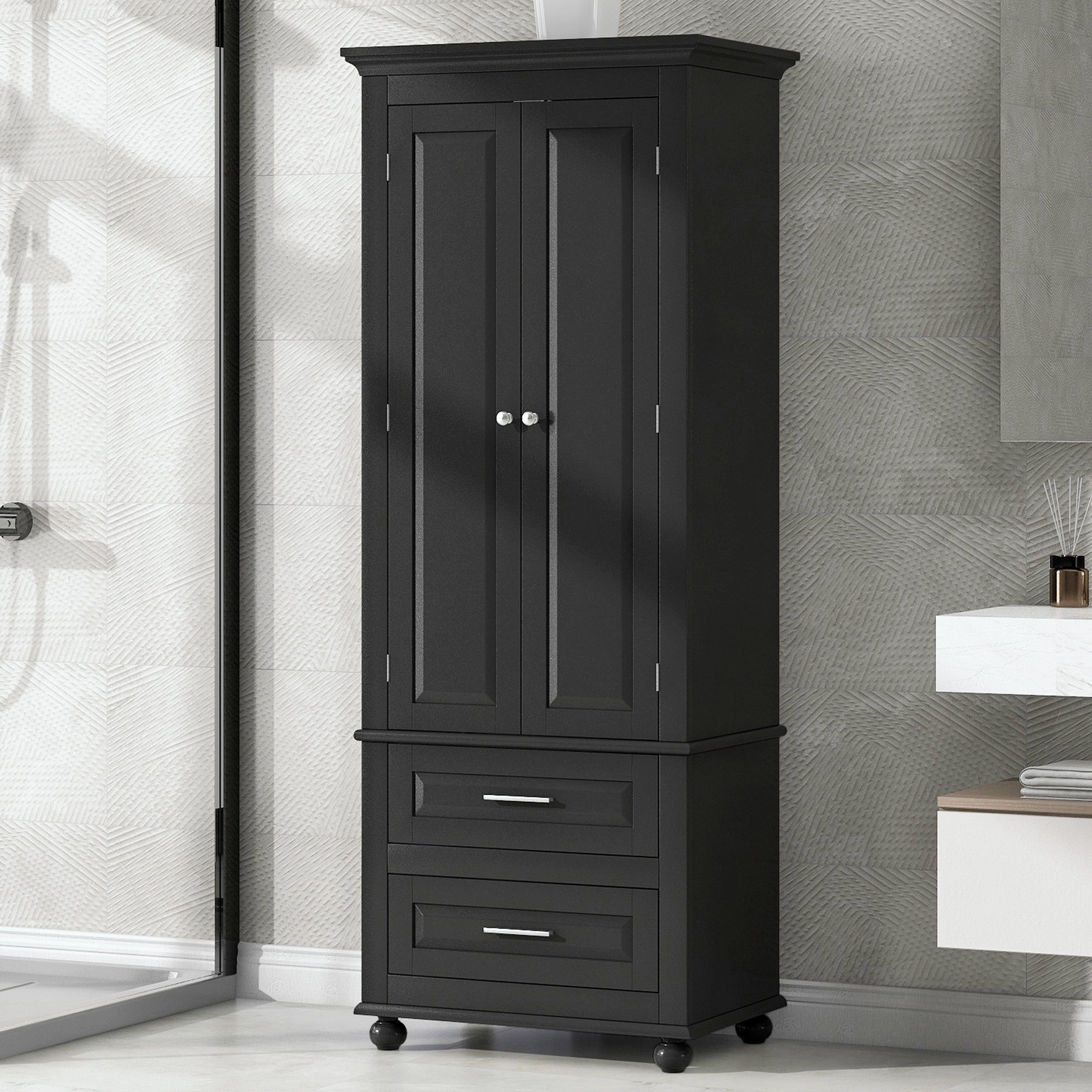 Canora Grey Tarick Bathroom Cabinet | Wayfair