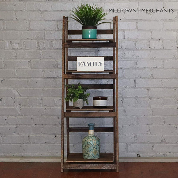 Millwood Pines 16'' W Solid Wood Shelving Unit & Reviews | Wayfair
