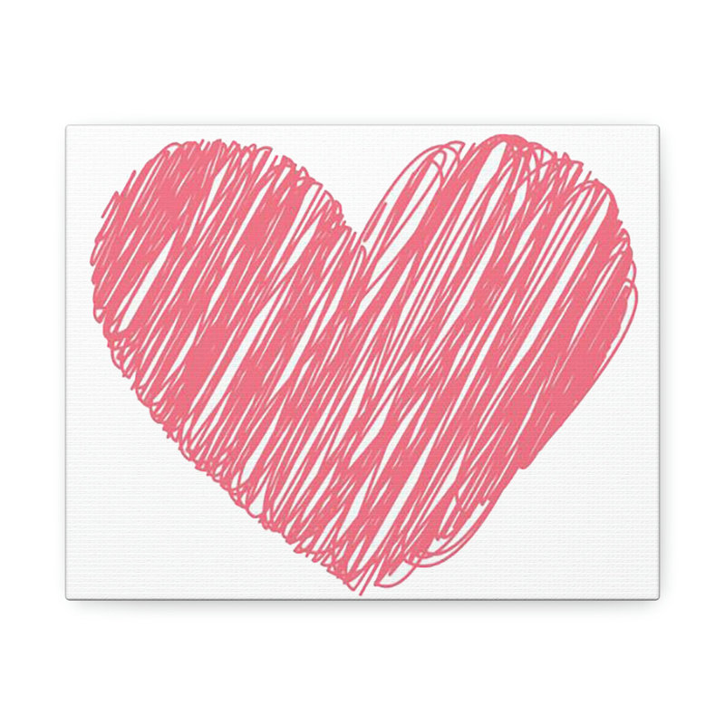 Hokku Designs Hearts by Kelly Johnson - Wrapped Canvas Graphic Art ...