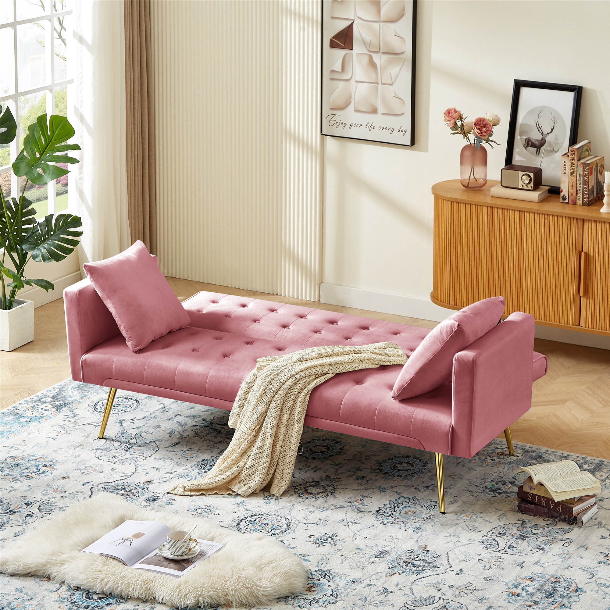 Mercer41 Carlitta 70.03'' Upholstered Loveseat | Wayfair