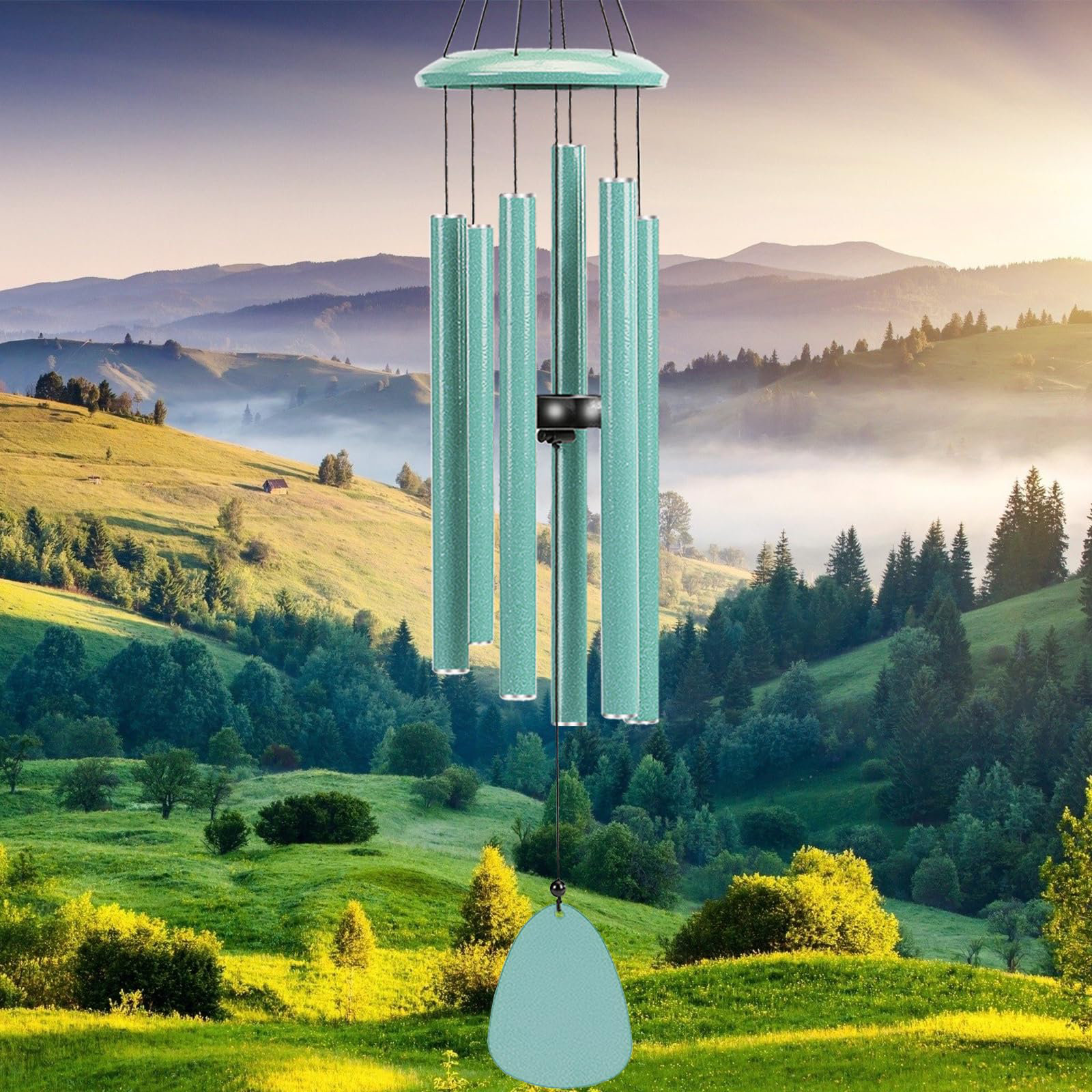 Arlmont & Co. Wind-Chimes-Outdoor-Deep-Tone, Large Soothing Melodic ...