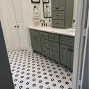 WS Tiles Value Series 1“ x 1" Porcelain Honeycomb Mosaic Wall & Floor ...