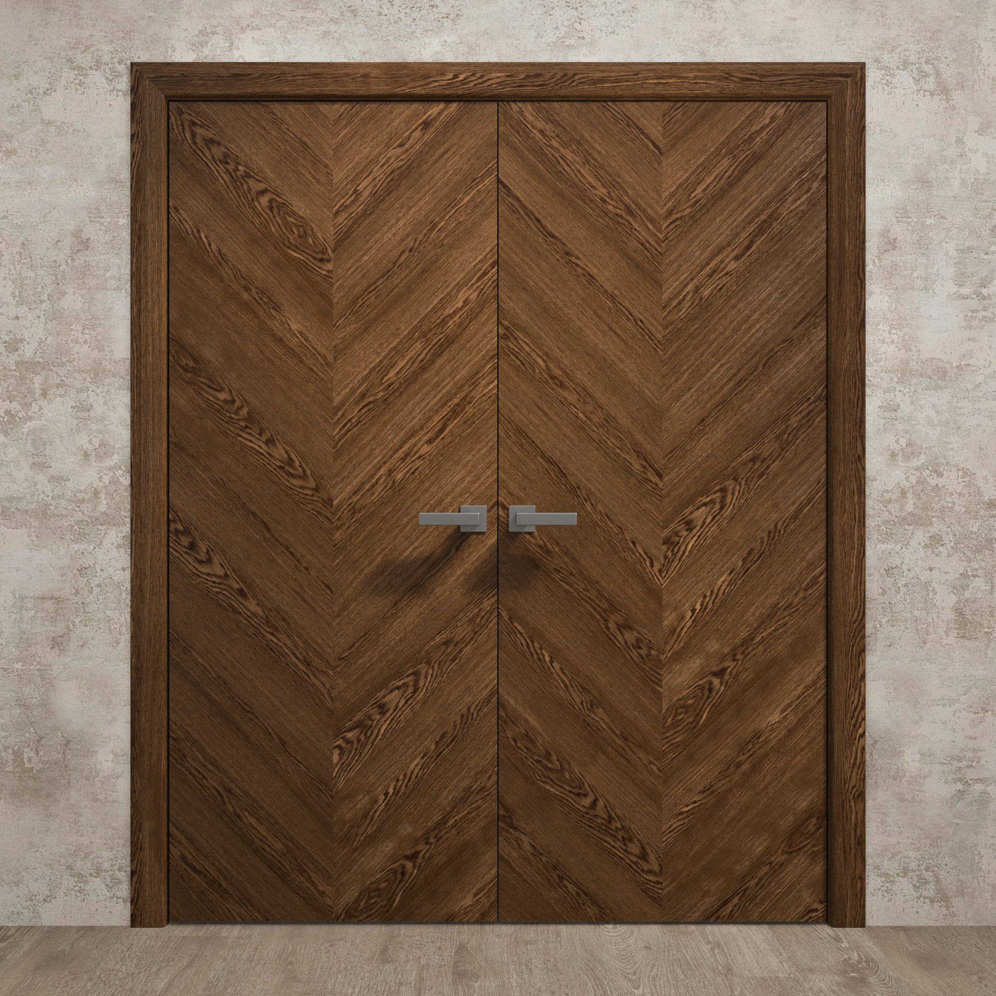 SARTODOORS Interior Solid French Double Doors | Ego 5005 | Wood ...