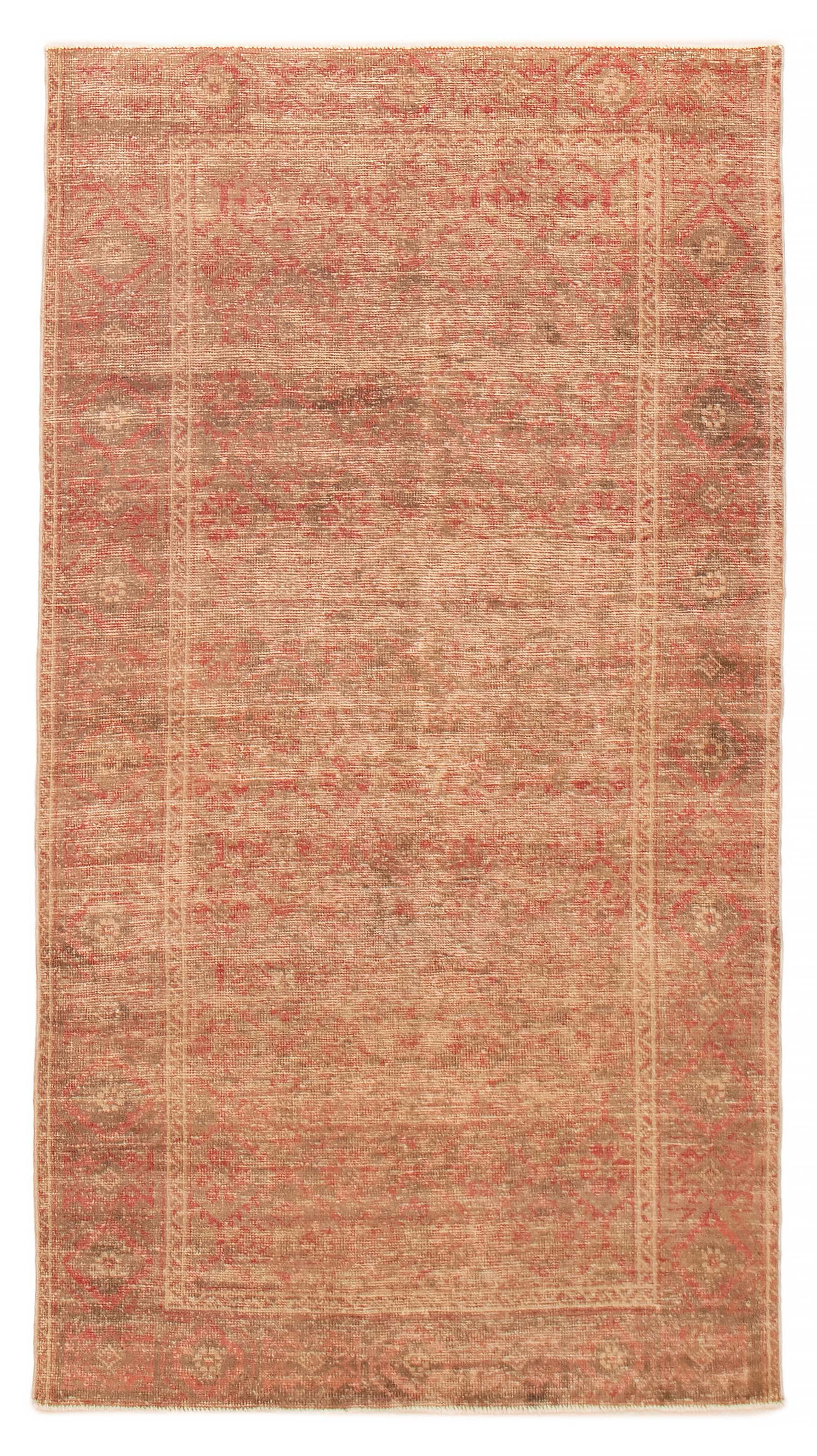 Bloomsbury Market Hand Knotted Antalya Vintage Brown, Red Wool Rug 4'0 ...