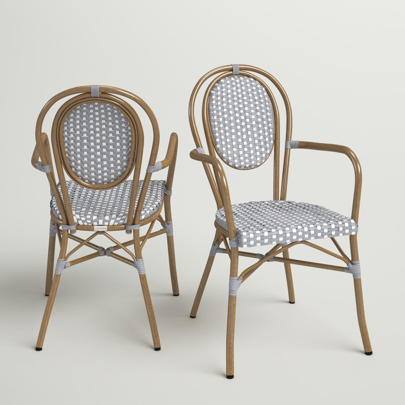 Sand & Stable Pim Patio Dining Arm Chair & Reviews | Wayfair