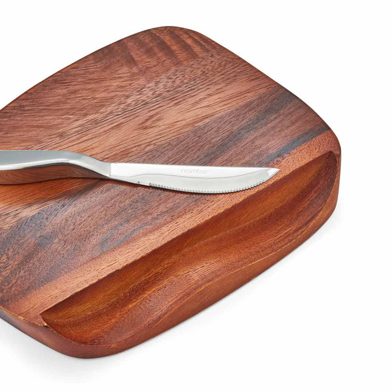 Nambé Nambe Blend Bar Board W/ Knife | Wayfair