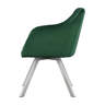 Mercer41 Simka Tufted Velvet Arm Chair in Green | Wayfair