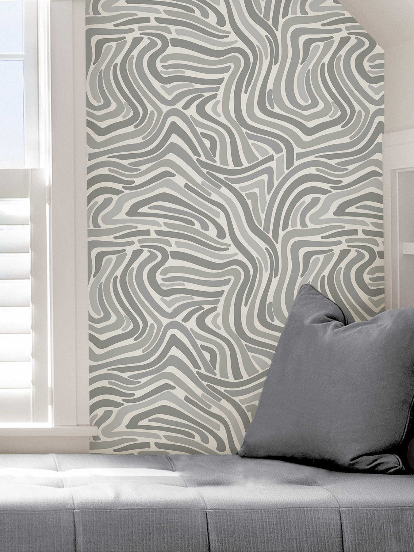 AllModern Rumley 18' L x 20.5" W Peel and Stick Wallpaper Roll ...
