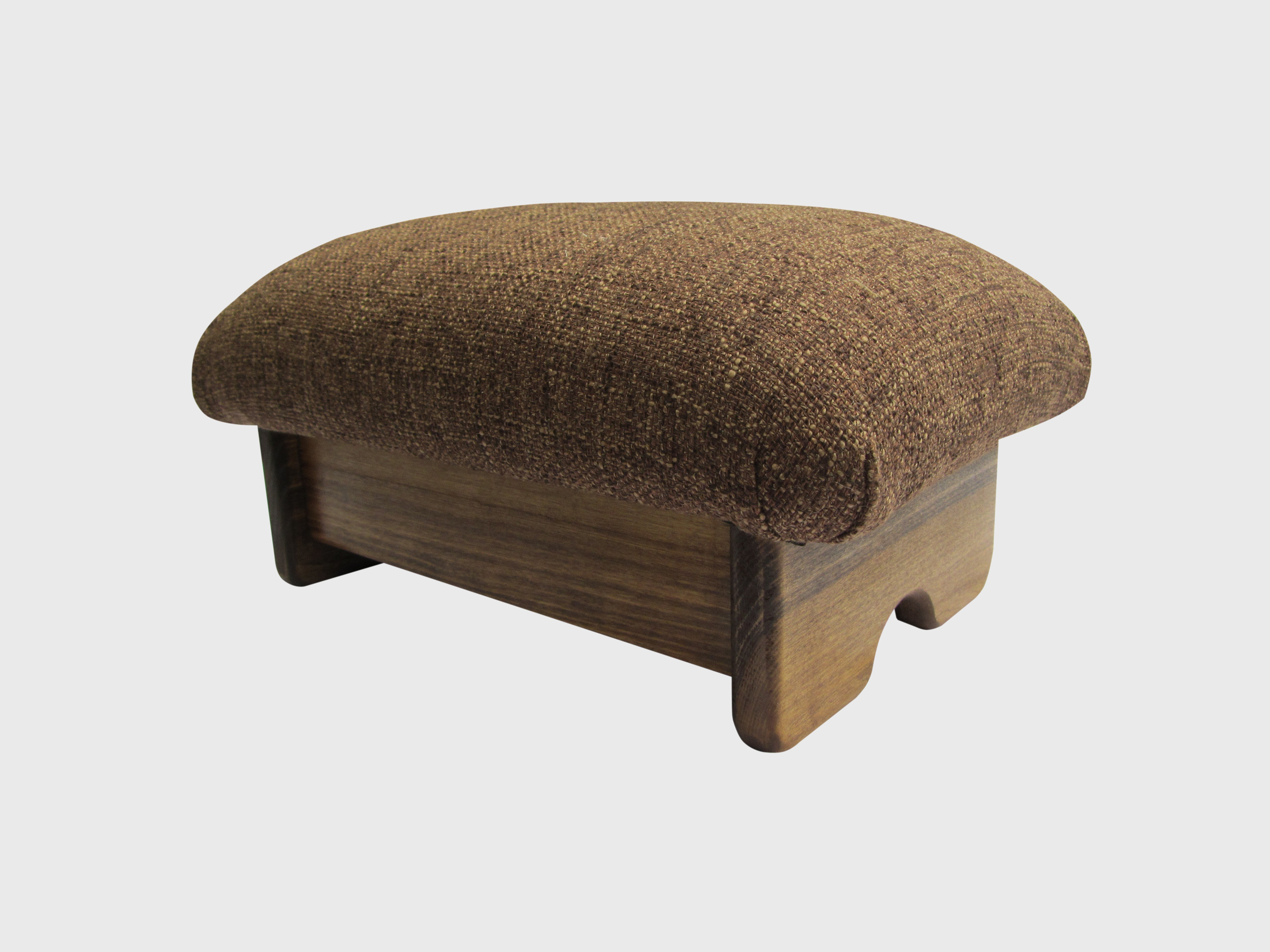 Millwood Pines Padded Foot Stool, 7" Tall, Cocoa Brown Fabric - Wayfair ...