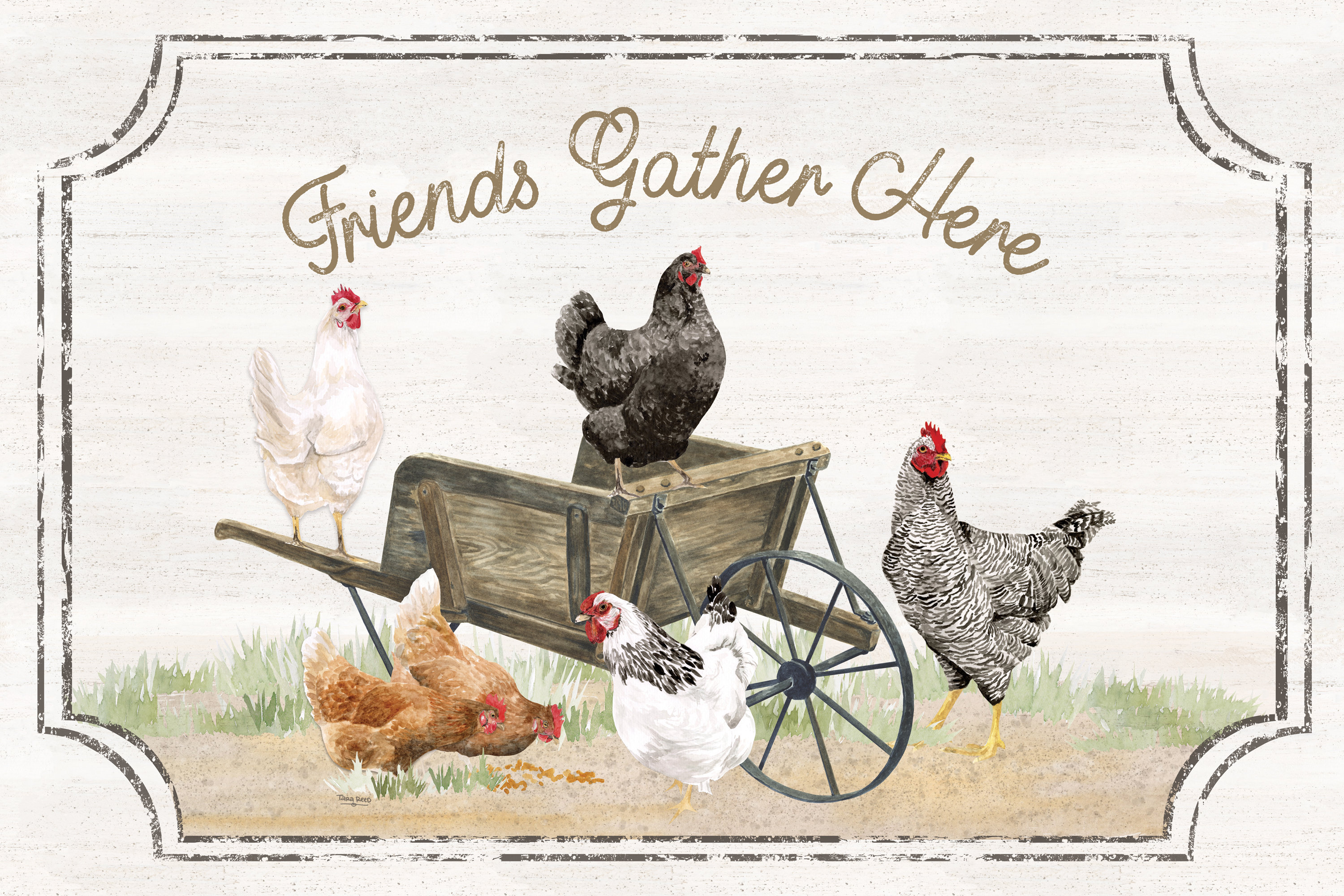 August Grove® " Spring On The Farm Landscape I-Friends " by Tara Reed ...