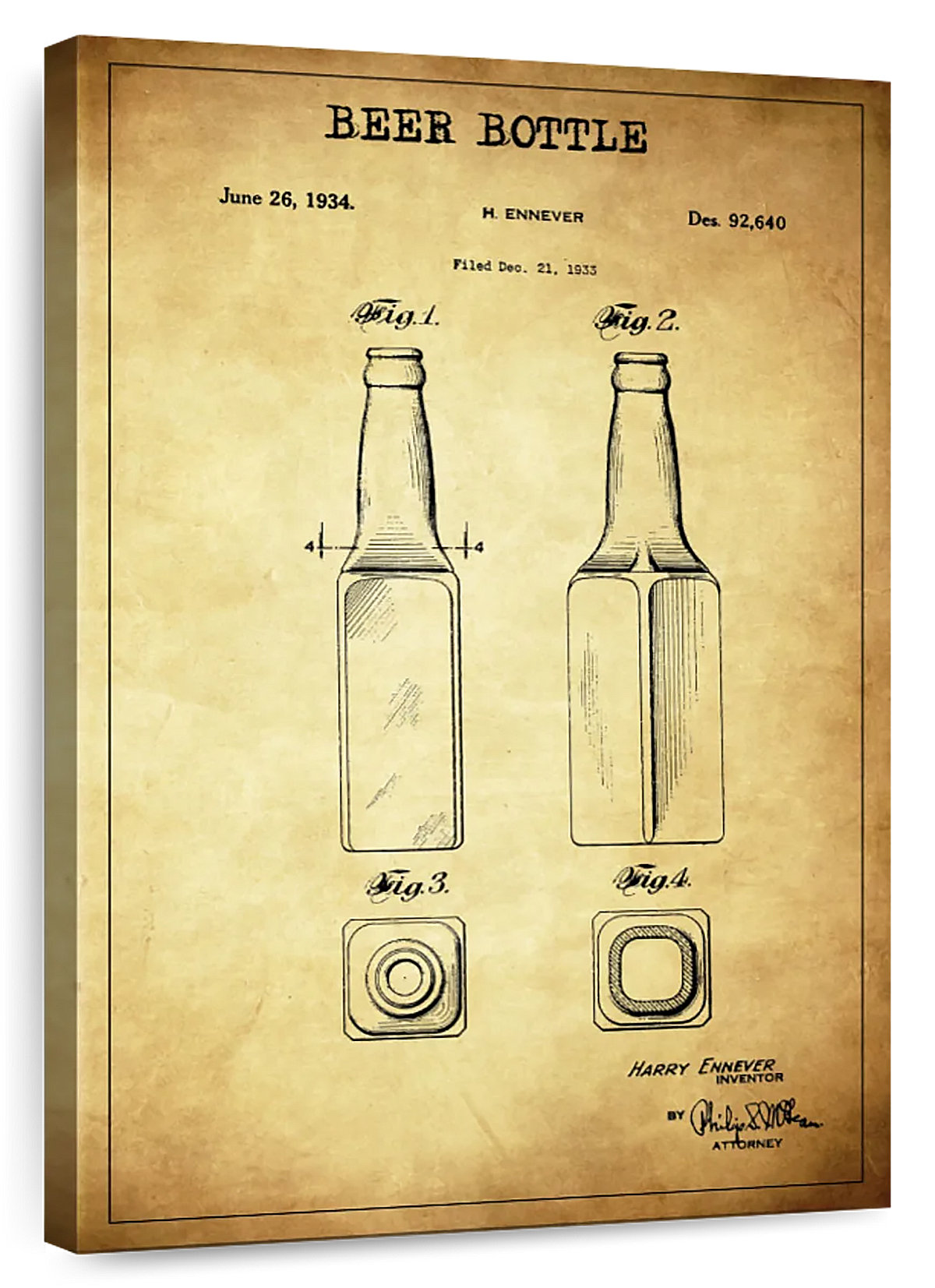 Winston Porter Beer Bottle Patent - Wayfair Canada