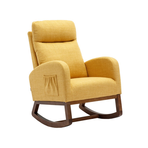 Yellow Rocking Chairs You'll Love | Wayfair